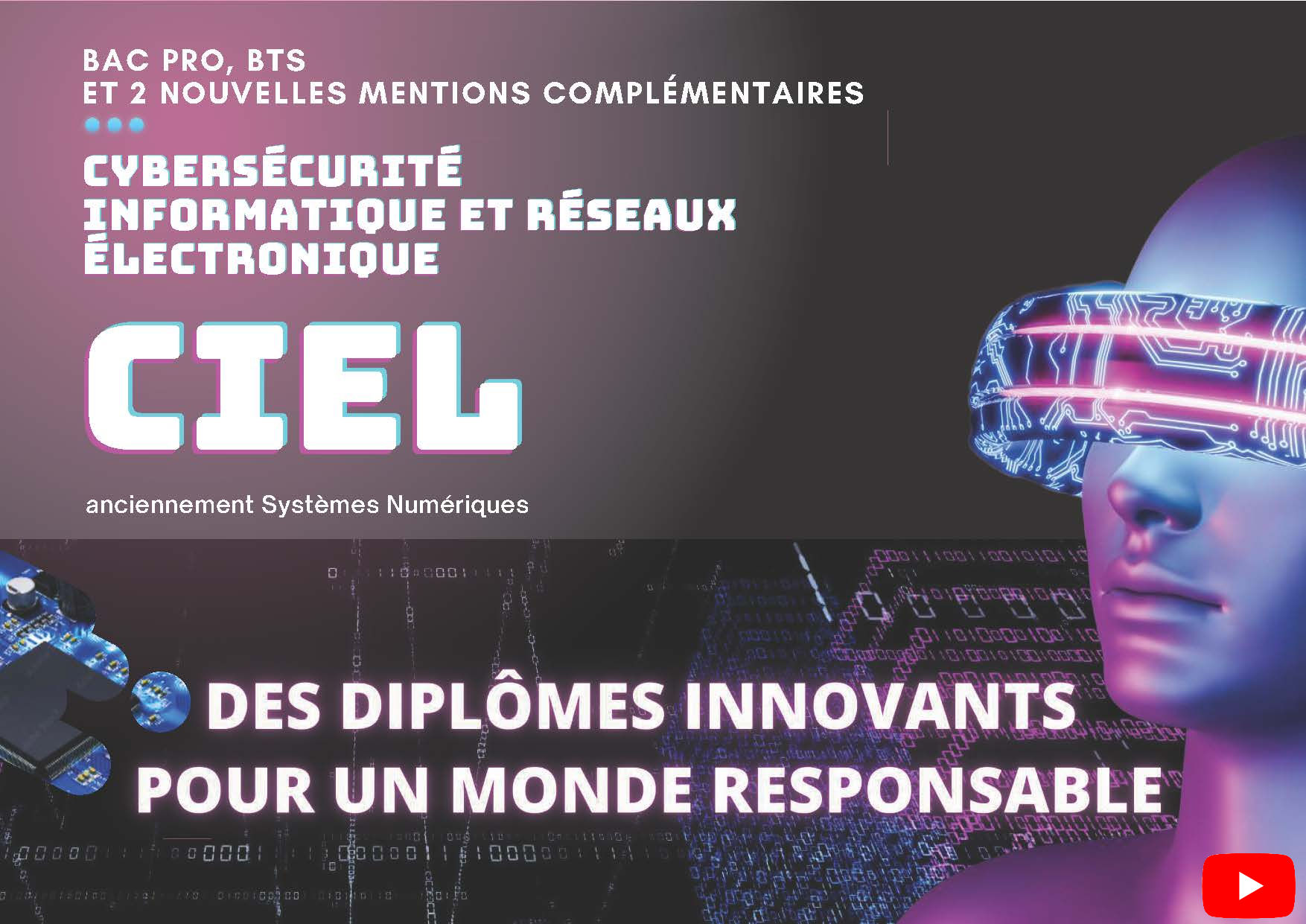 BTS CIEL option A : Cybersécurité, Informatique et Réseau – LPO Chevalier de Saint-Georges